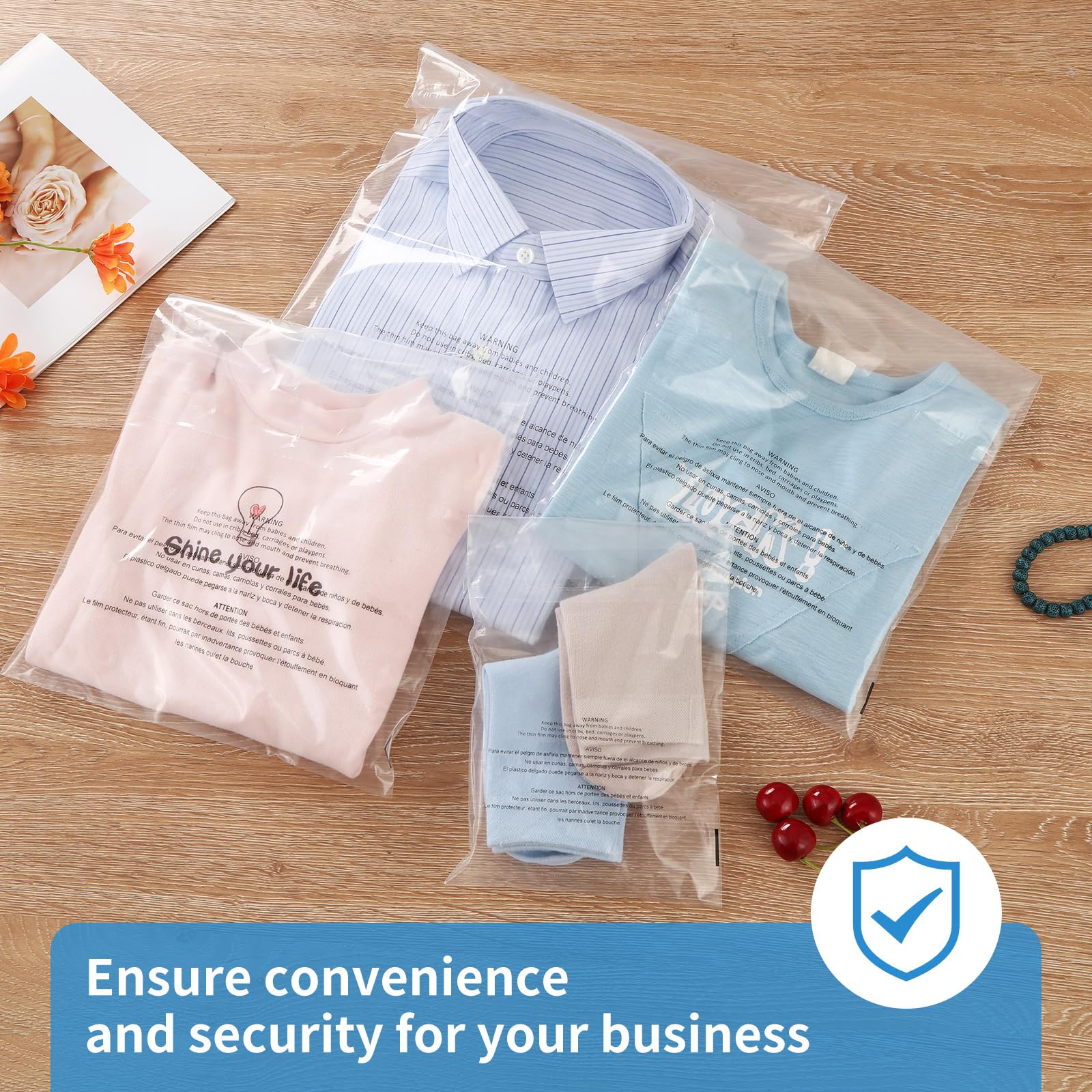 Snapklik.com : 500 Pcs - 9" X 12", Suffocation Warning Self Seal Clear ...