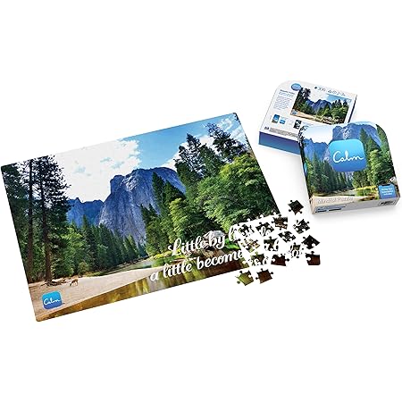 Amazon.com: Calm Club Fall Leaves Jigsaw Puzzle - Calming and Relaxing ...
