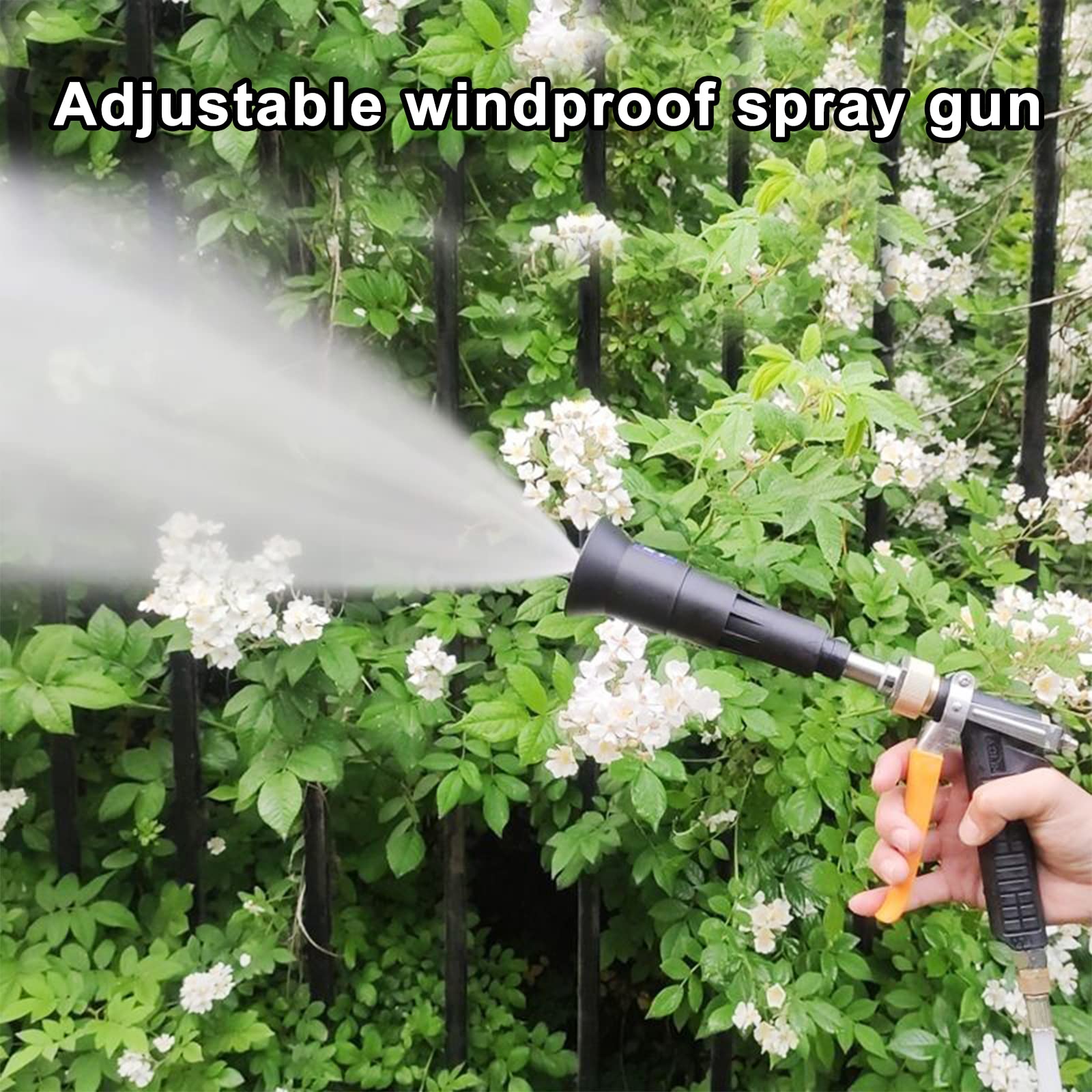 Snapklik.com : Heavy Duty Adjustable Spray Gun,3/8"Brass Hose Barb ...