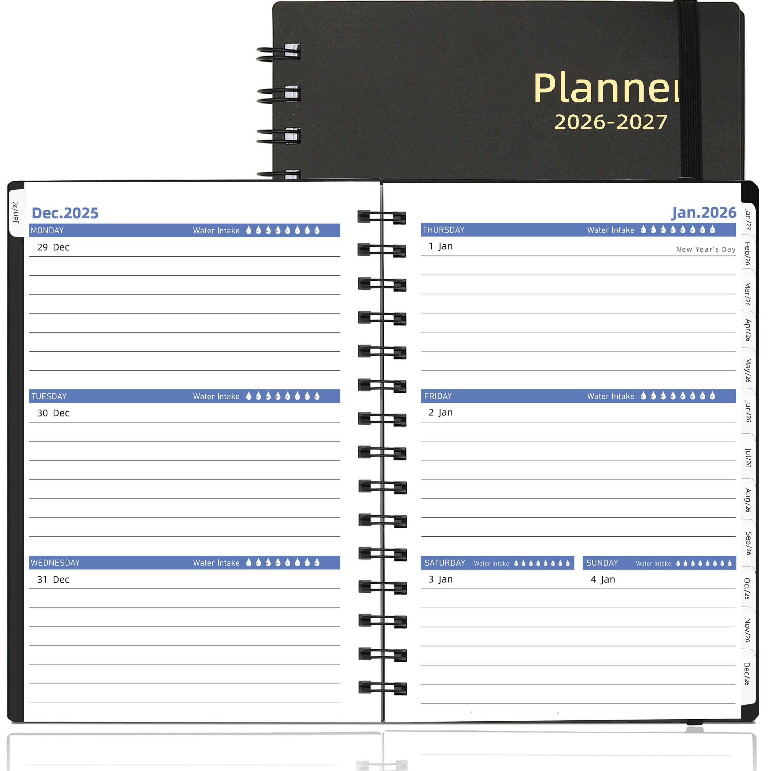 Snapklik.com : Daily Planner 2026-2027, 2026 Planner Weekly & Monthly ...