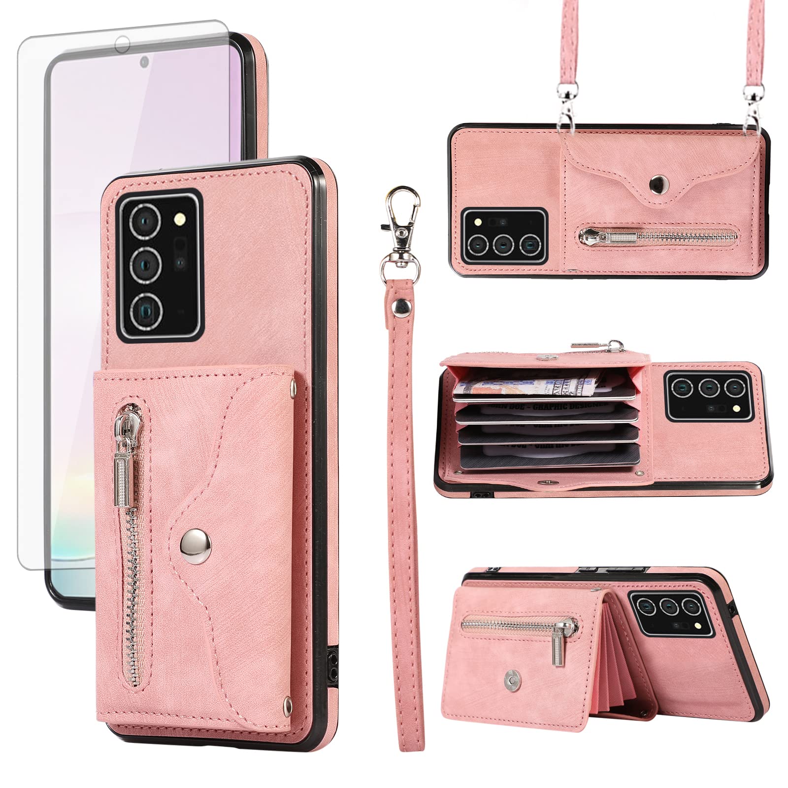Amazon.com: Phone Case for Samsung Galaxy Note 20 Ultra 5G Wallet Cover ...