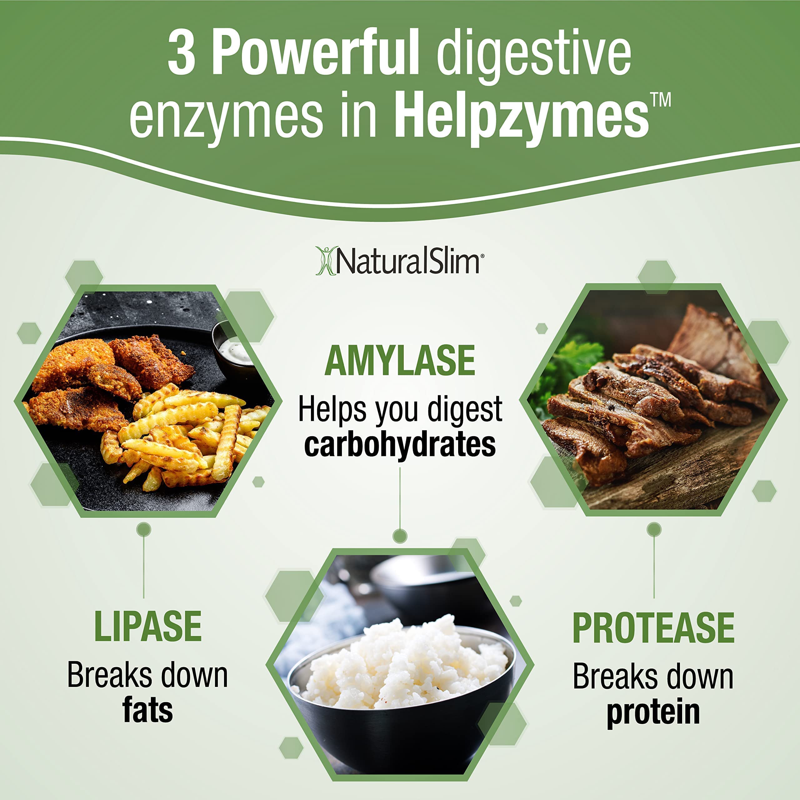 Snapklik.com : NaturalSlim Helpzymes Digestive Enzymes For Digestion ...