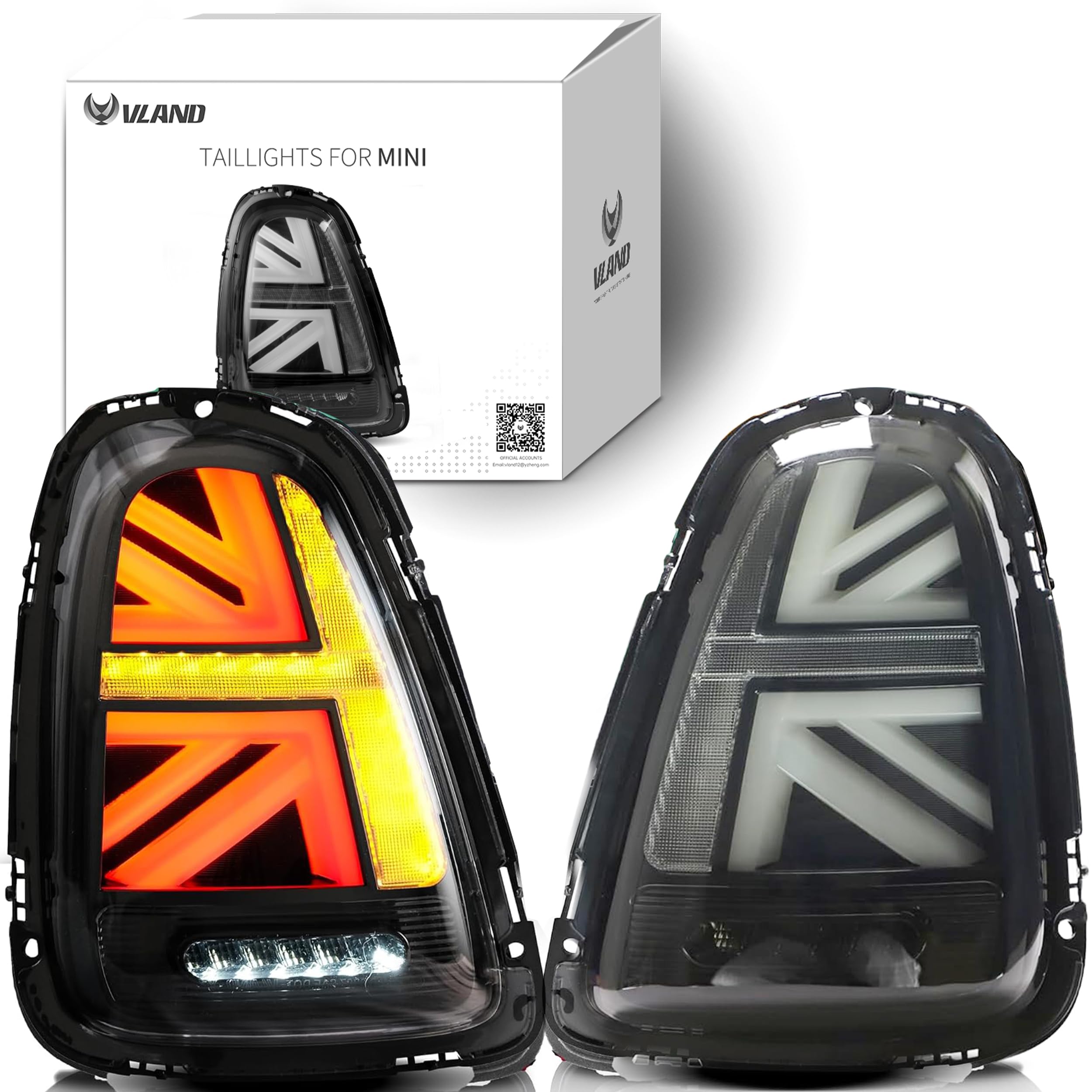 VLAND Tail Lights Compatible with Mini Cooper R56 R57 R58 R59 2007-2013 ...