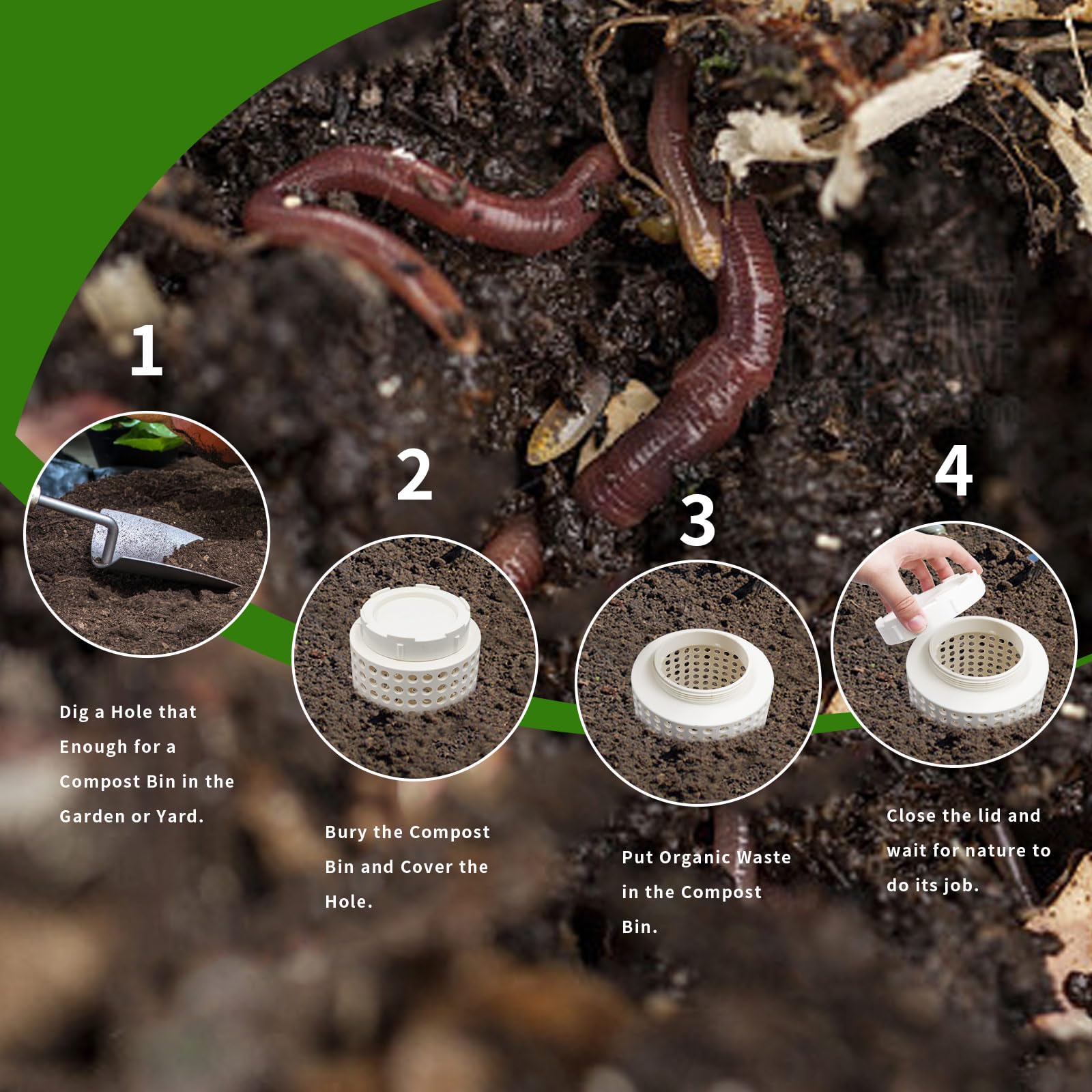 Earthworms Underground TIL That When You Vibrate Soil, Worms Come To