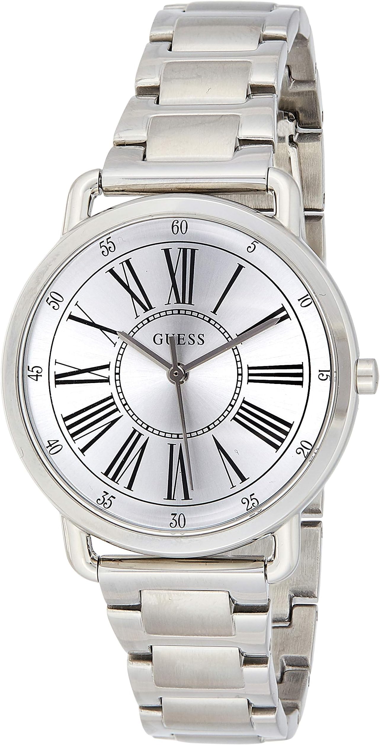 Guess Damen Analog Quarz Uhr mit Edelstahl Armband W1009L1 : Guess ...