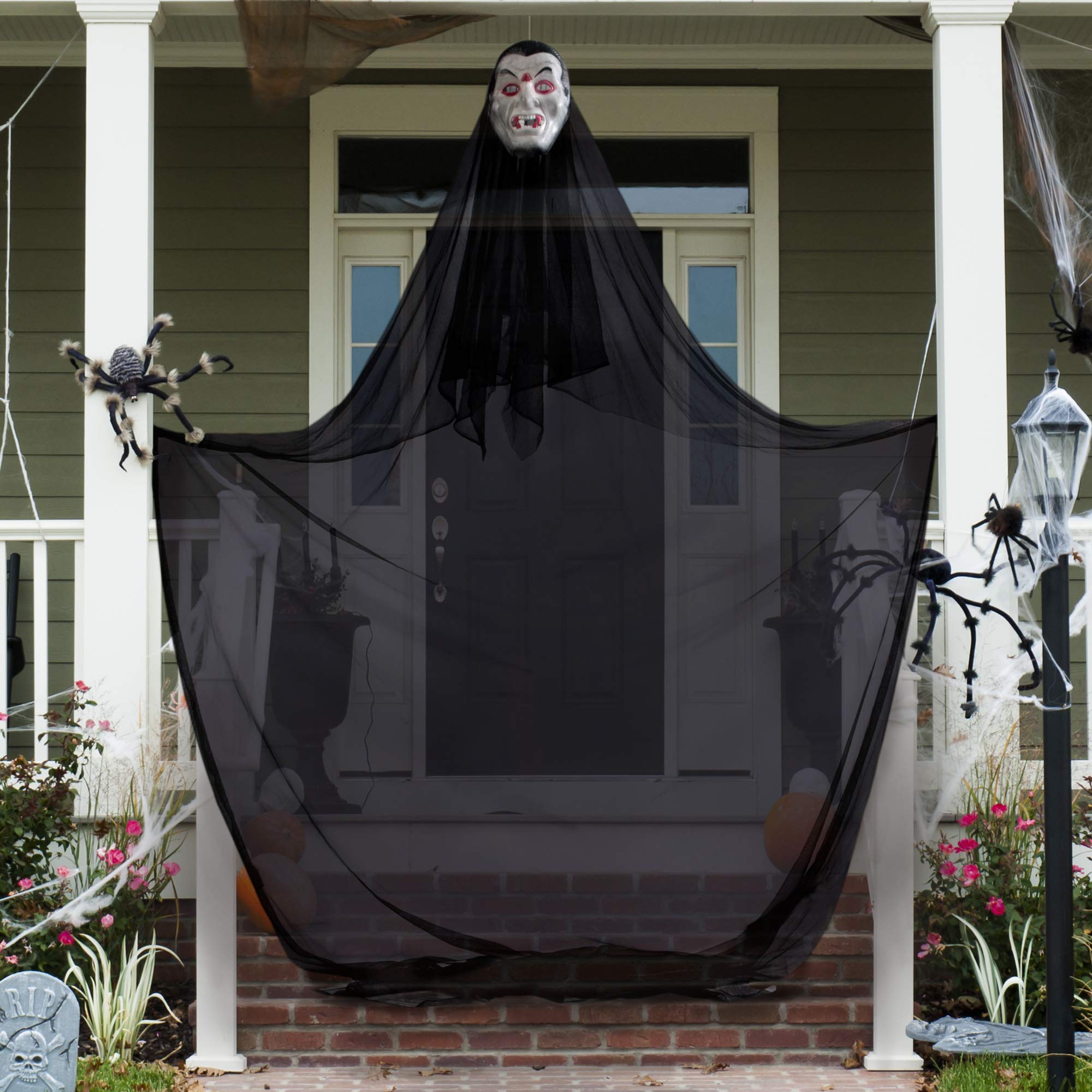 Buy 10 ft. Hanging Vampire Halloween Decoration & Haunted House Prop ...