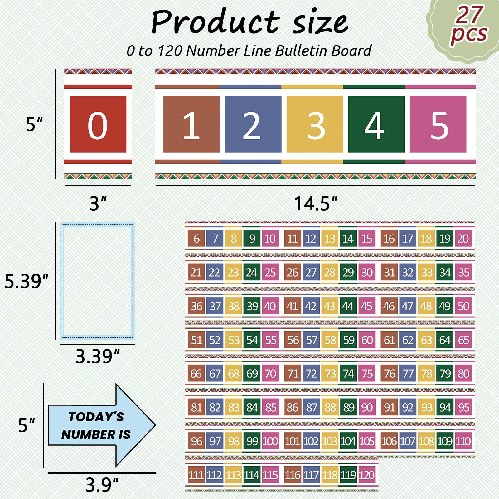 Snapklik.com : Number Line For Classroom Office Wall,Number Line ...