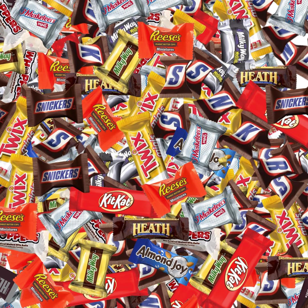Buy Assorted Bulk Chocolate Mix - Snickers, Kit Kat, Milky Way, Twix, 3 ...