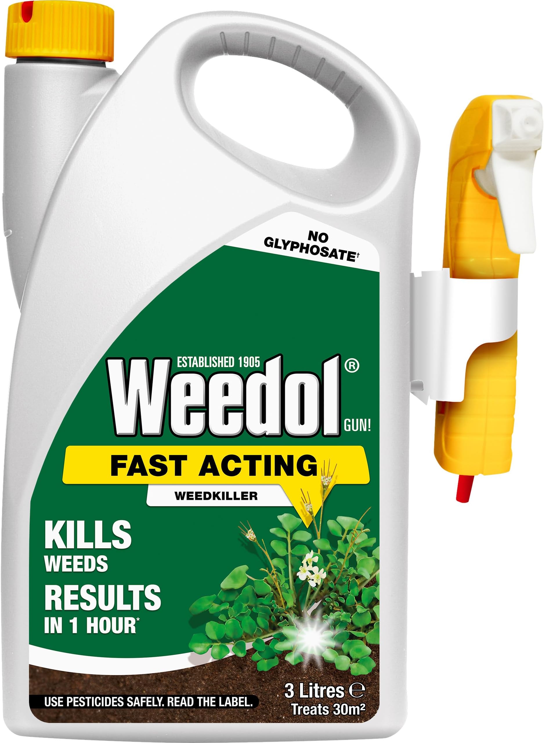 Weedol 019423 Fast Acting Weedkiller, Ready to Use, Manual Spray 3 ...