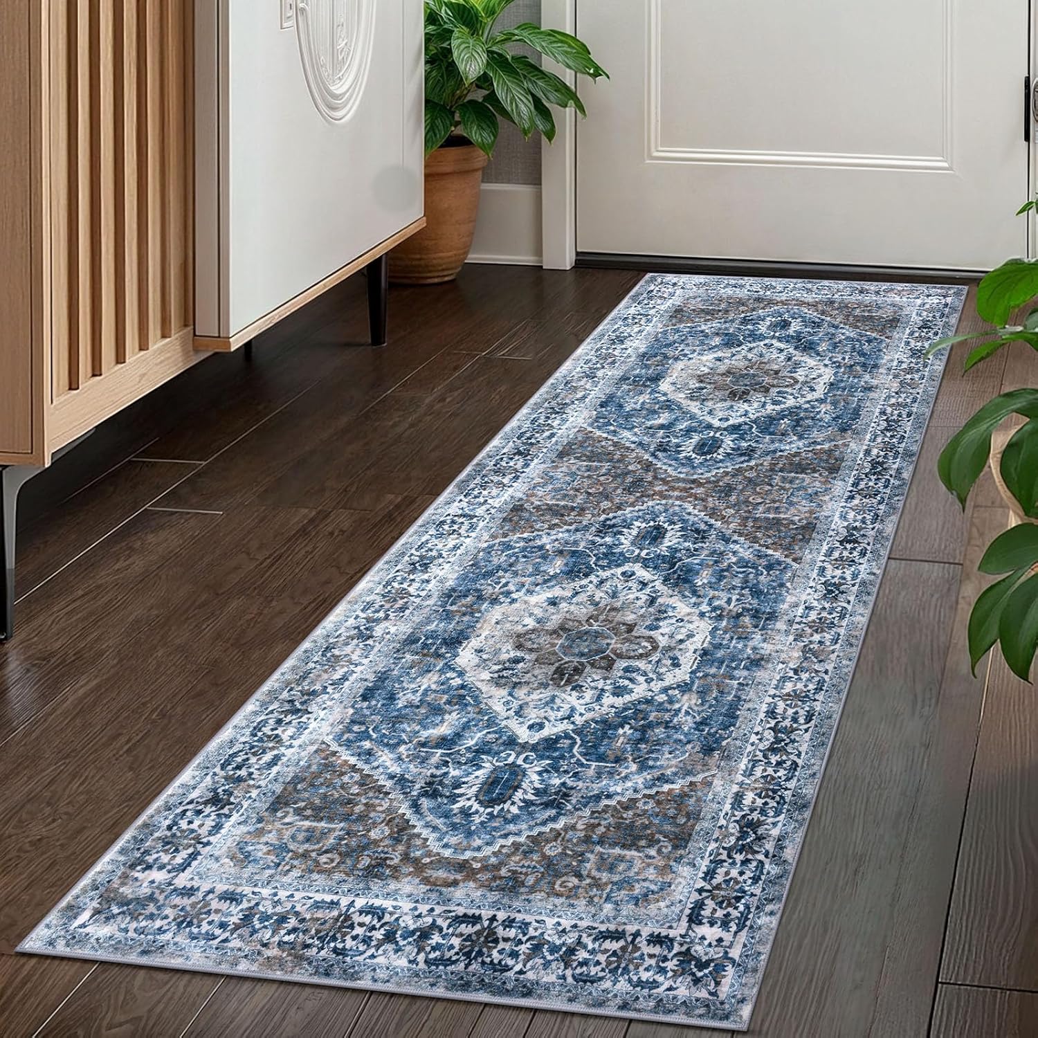 Amazon.com: KOZYFLY Runners for Hallways 2x5 Ft Washable Kitchen Runner ...