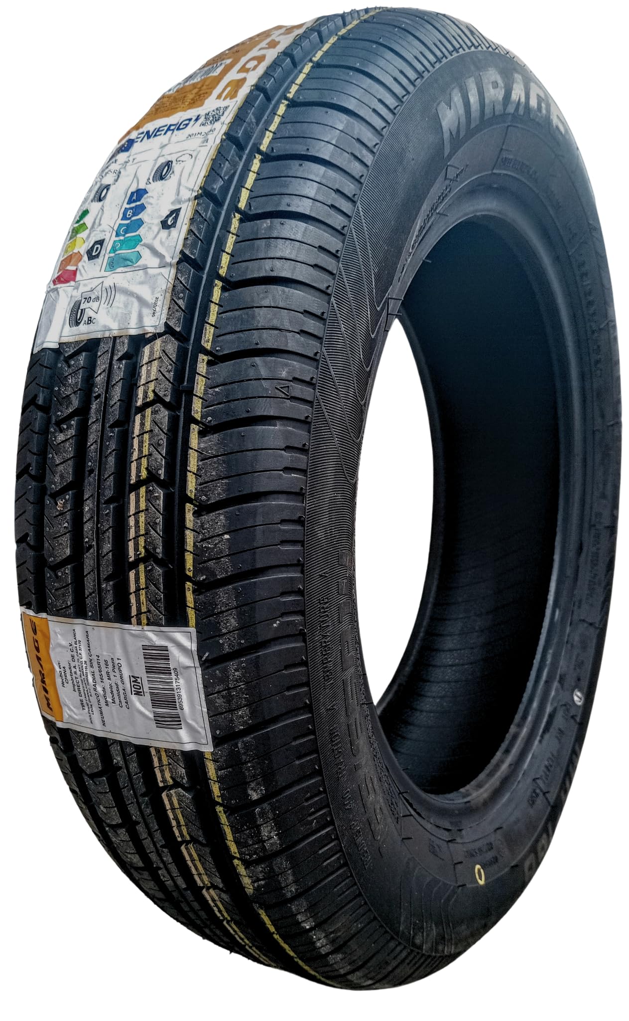 MIRAGE 1 Llanta 165/65R14 79T MR-166 : Amazon.com.mx: Automotriz y ...