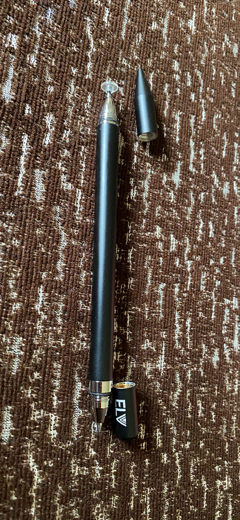 ELV Aluminum Stylus Pen with Inbuilt Ball Point Pen Compatible with All ...