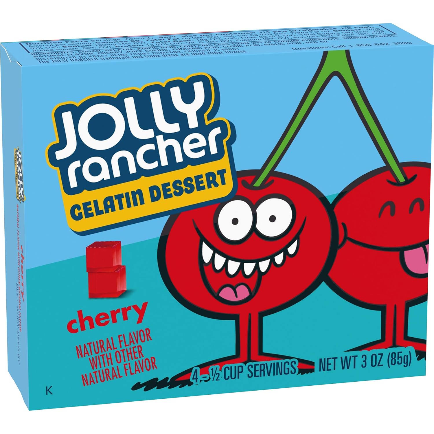 Amazon.com: Jolly Rancher Cherry Gelatin Dessert, 3 oz Box (pack of 2 ...