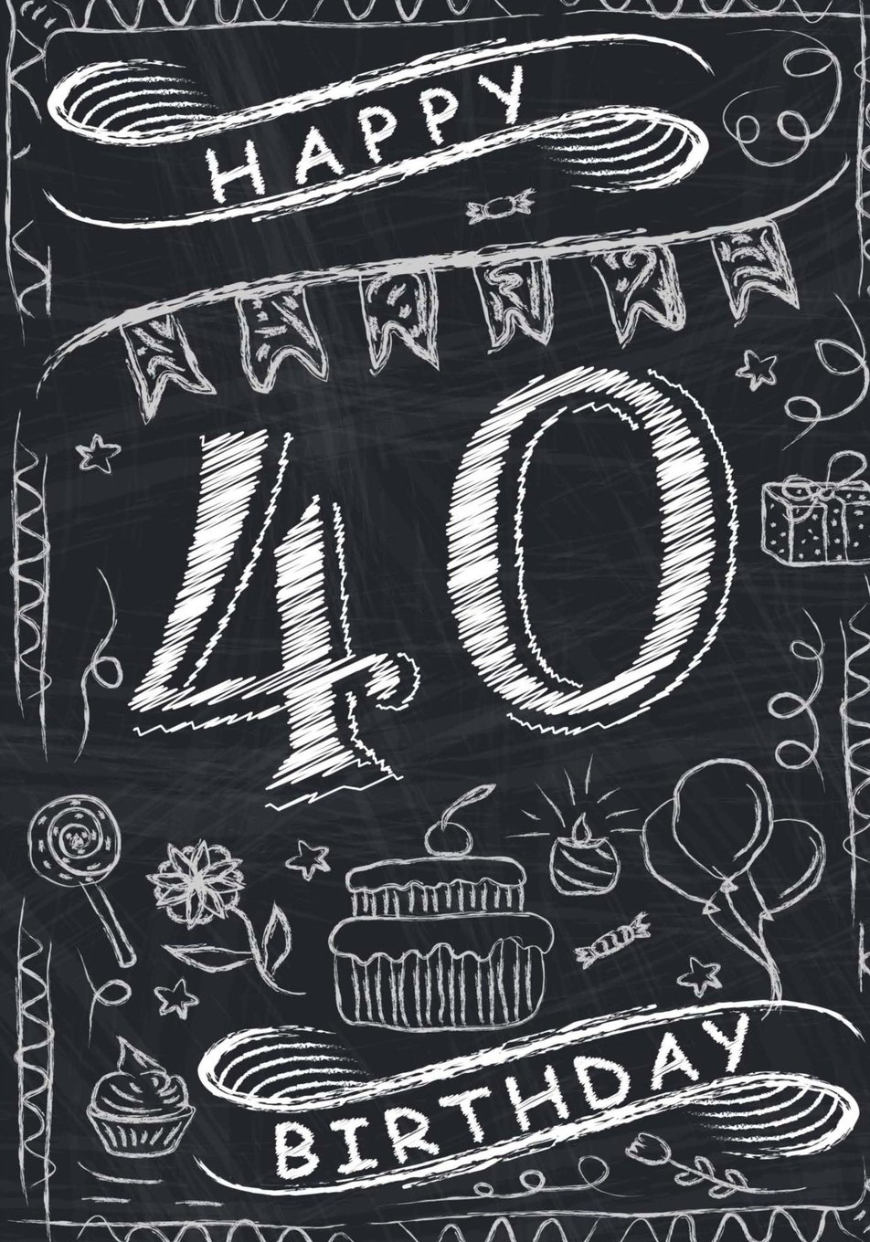 Amazon.com: Happy 40 Birthday: Birthday Journal/Notebook for 40th ...
