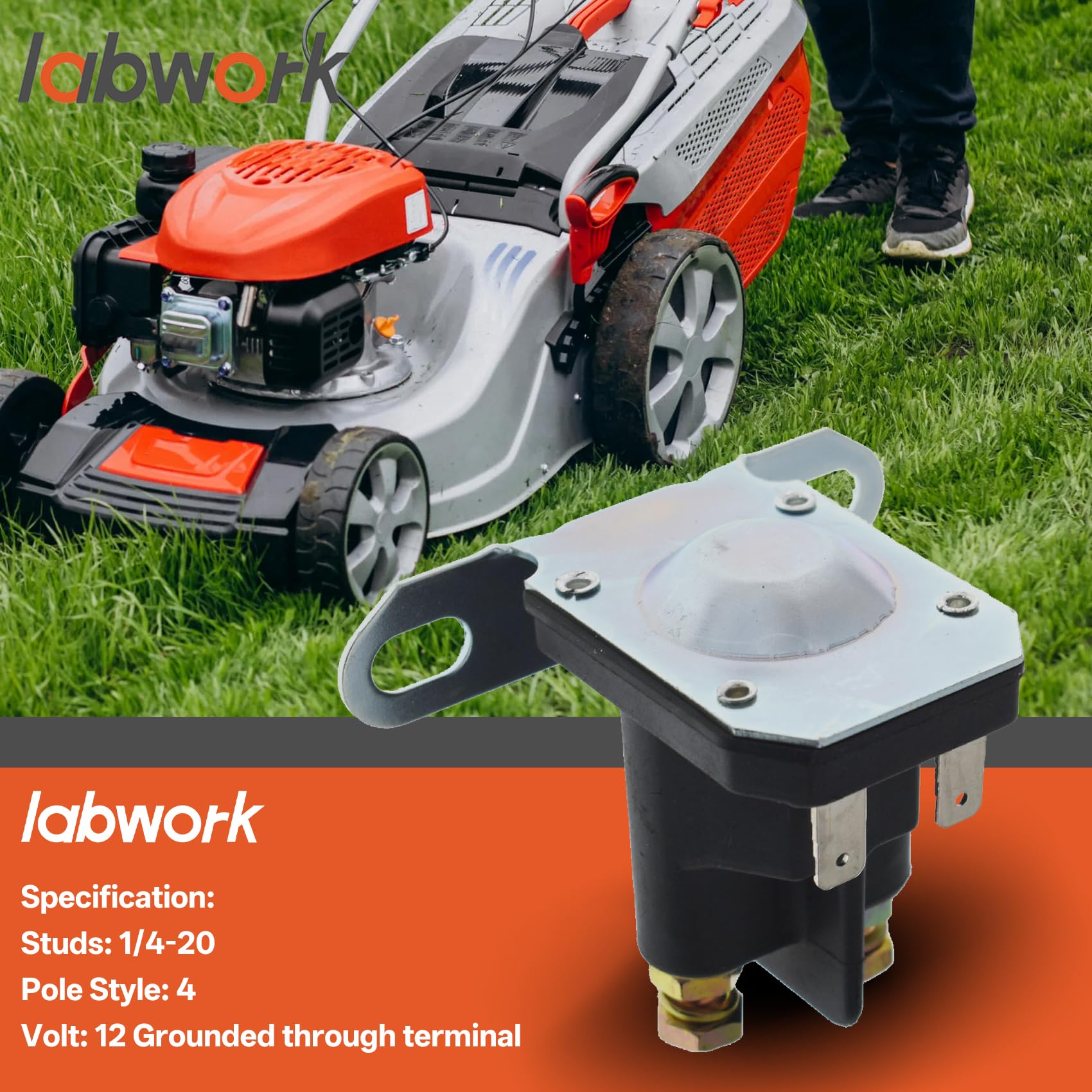 Snapklik.com : Labwork 12V Starter Solenoid Replacement For Cub Cadet ...