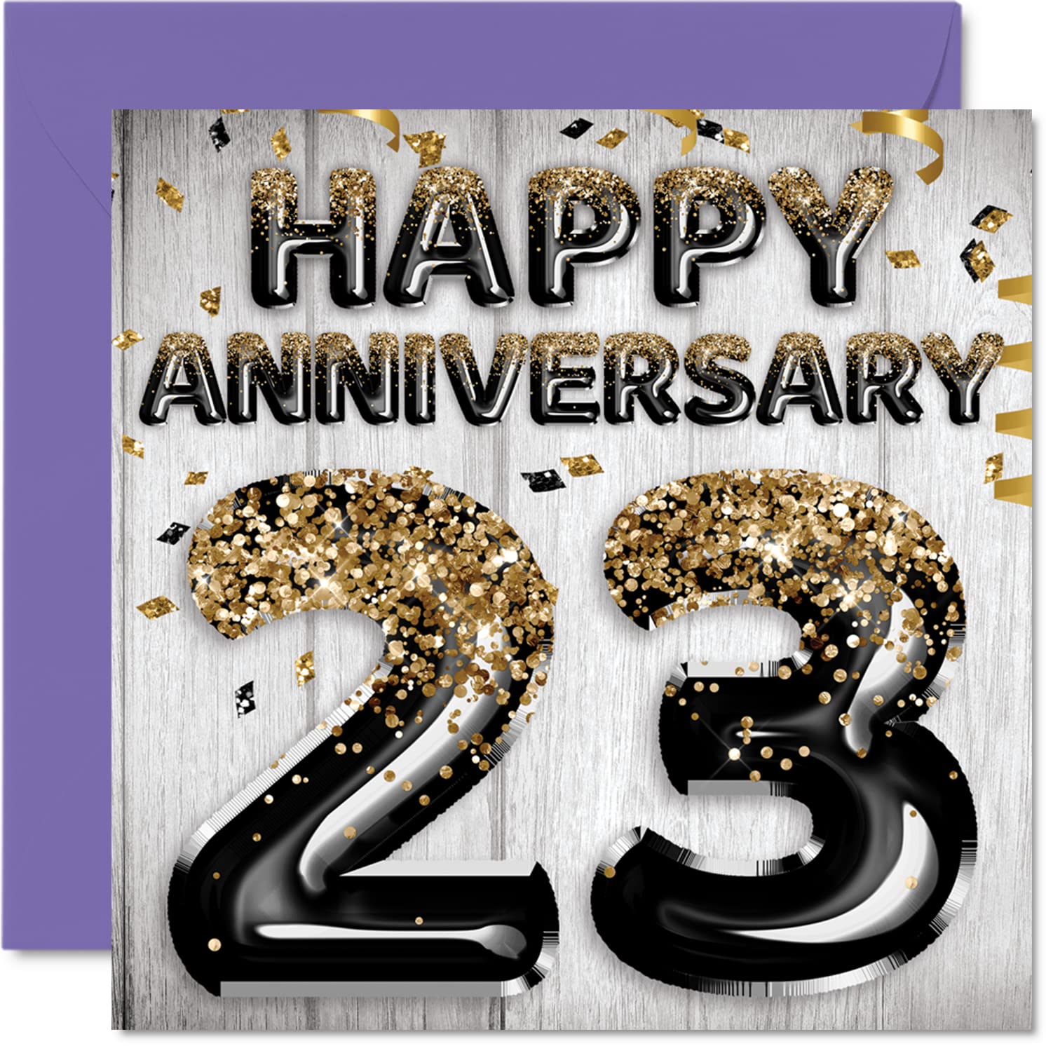 Amazon.com : Awesome 23rd Anniversary Card for Husband Boyfriend Wife ...