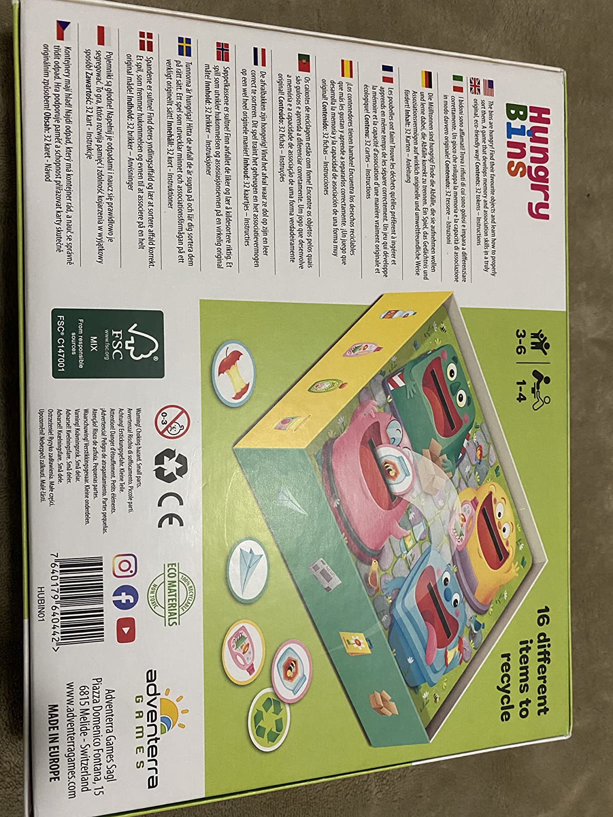 $4/mo - Finance Hungry Bins - A Family Board Game About Recycling ...