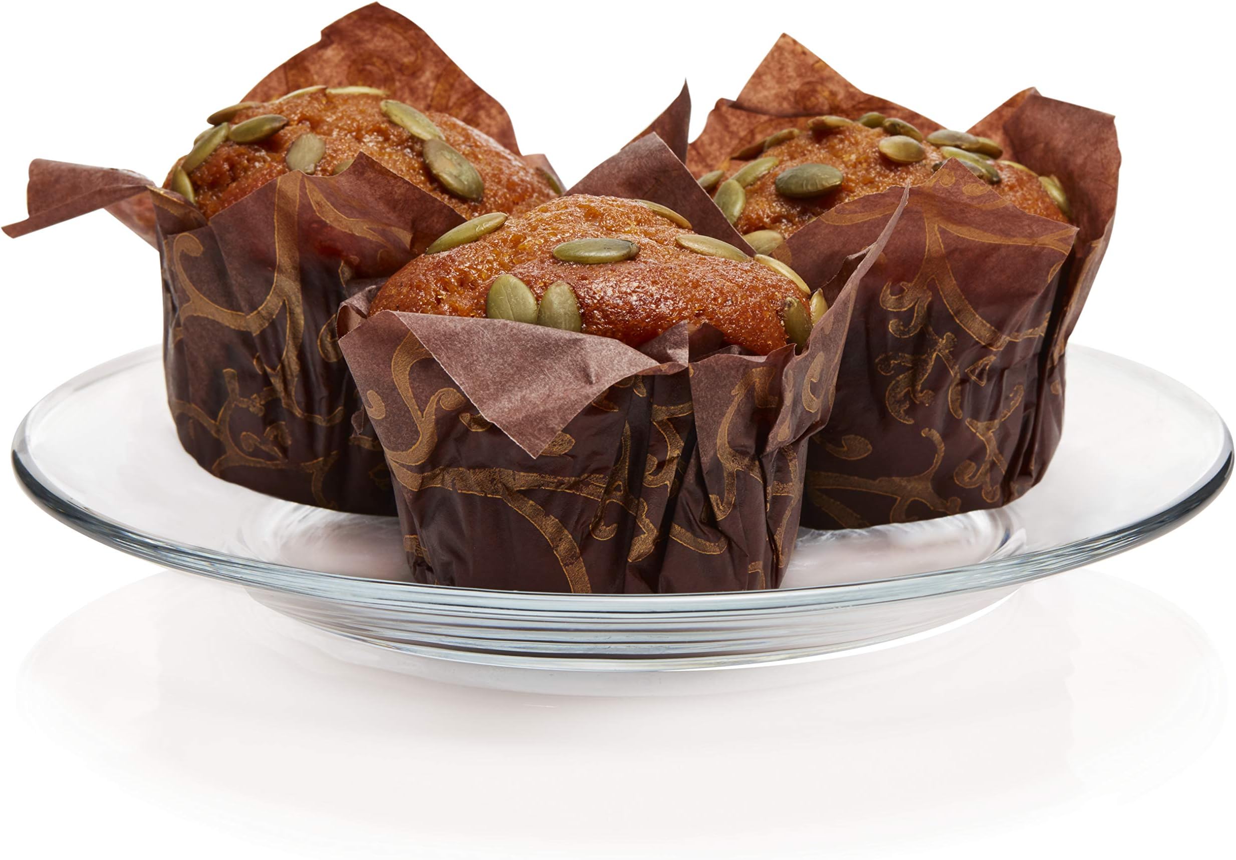 Amazon.com | NUTRIUPS 3 Pack 7 inch Glass Plates, Clear Tempered Glass ...