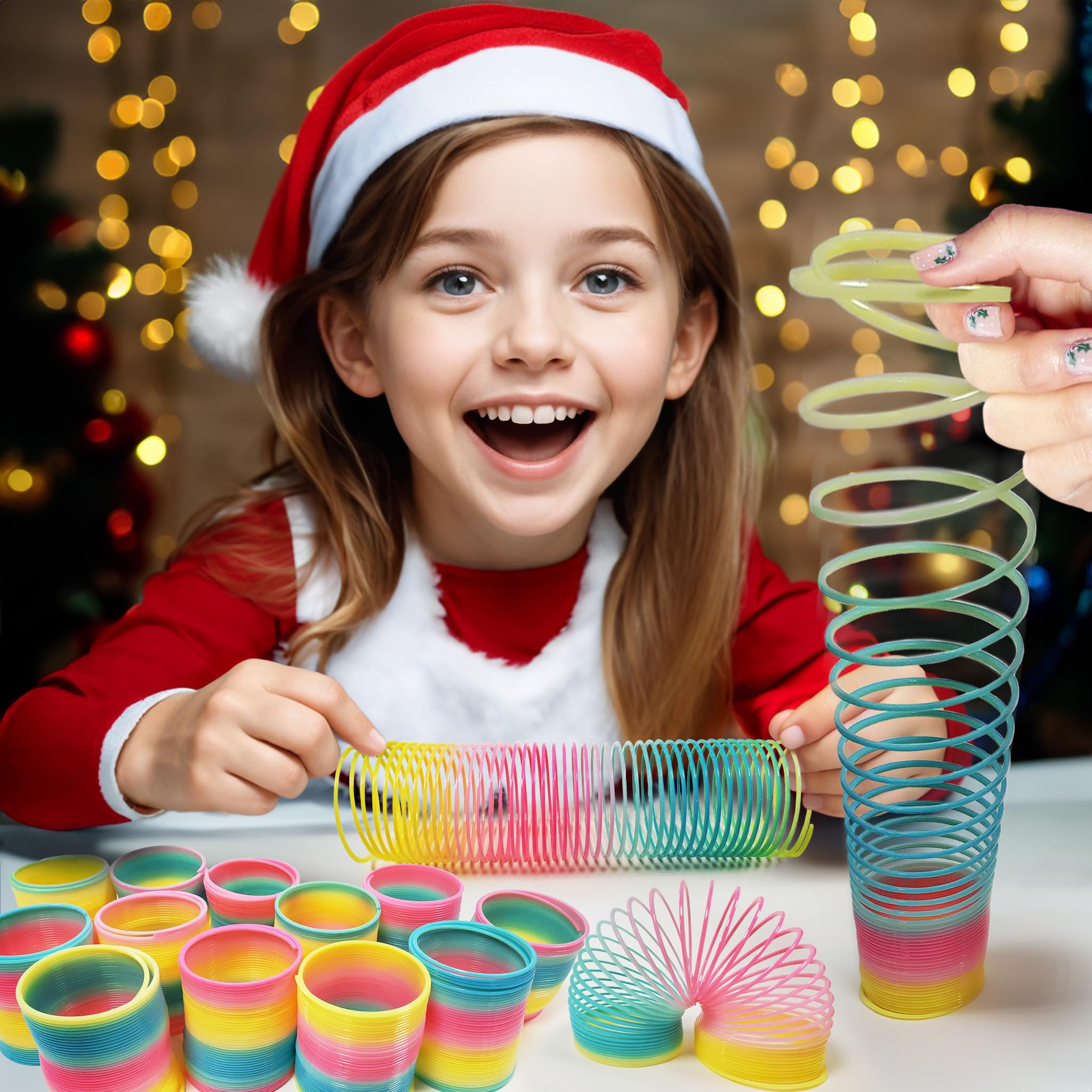 Amazon.com: Glow Fever 12 Pack Large Party Set Spring Coil, 2.4Inch ...