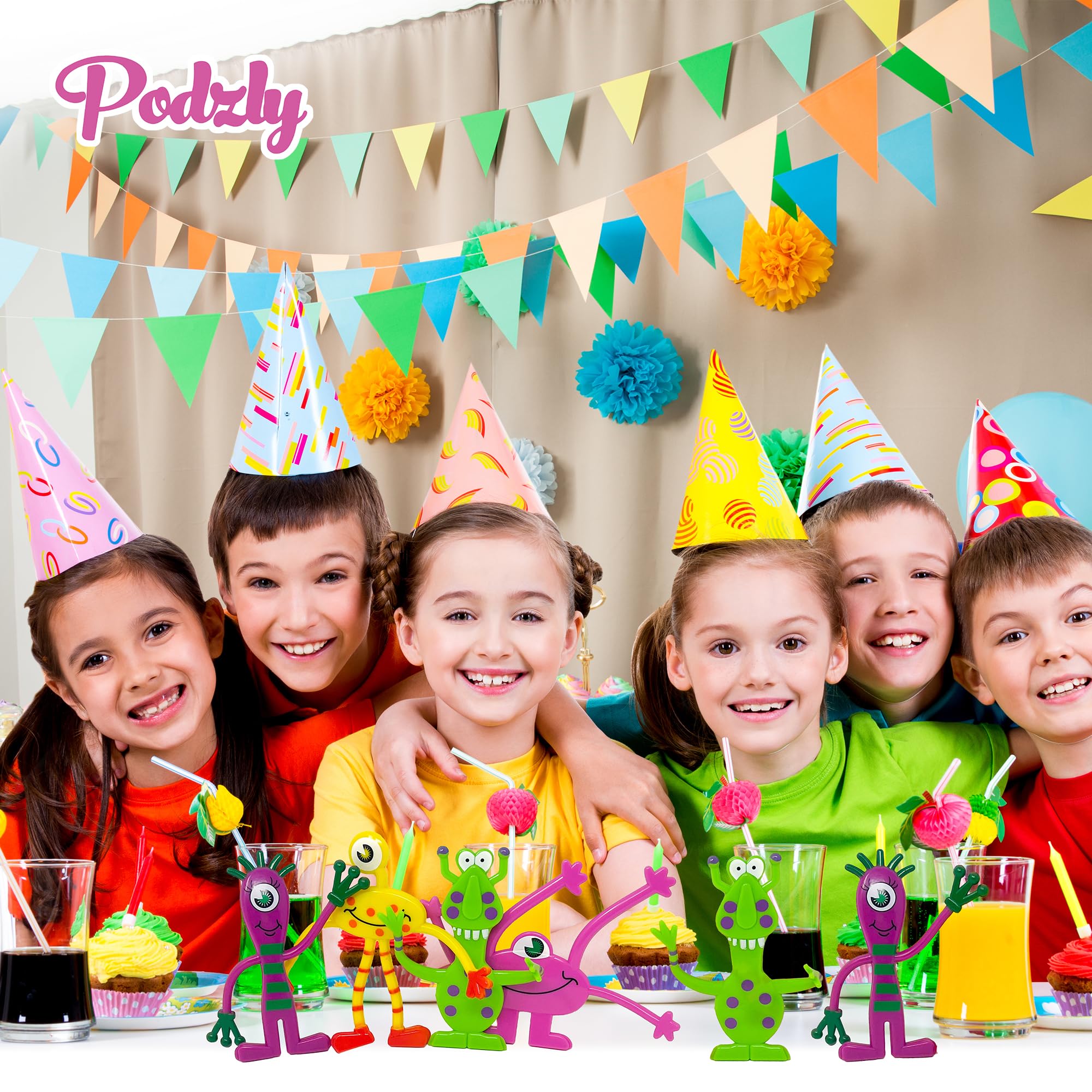 Snapklik.com : 12 Monster Toy Bendables - Halloween Party Favors ...