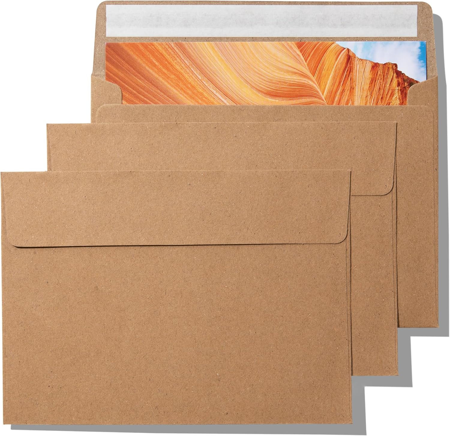 Amazon.com : Pack It Chic - 4” X 6” Envelopes (250 Count) Kraft A6 ...