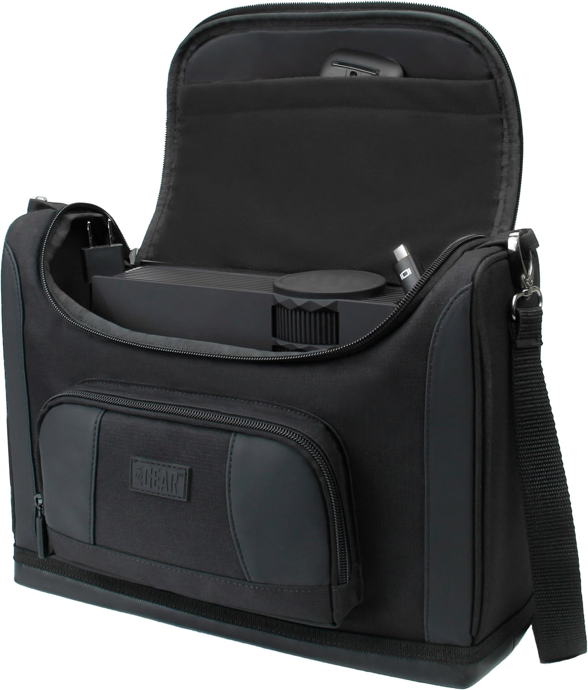 Amazon.com: Luxja Projector Case, Projector Bag with Protective Laptop ...