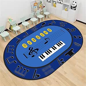 Amazon.com: Puyosvr Children'S Music Area Rug,3x4ft,Fun Colorful ...