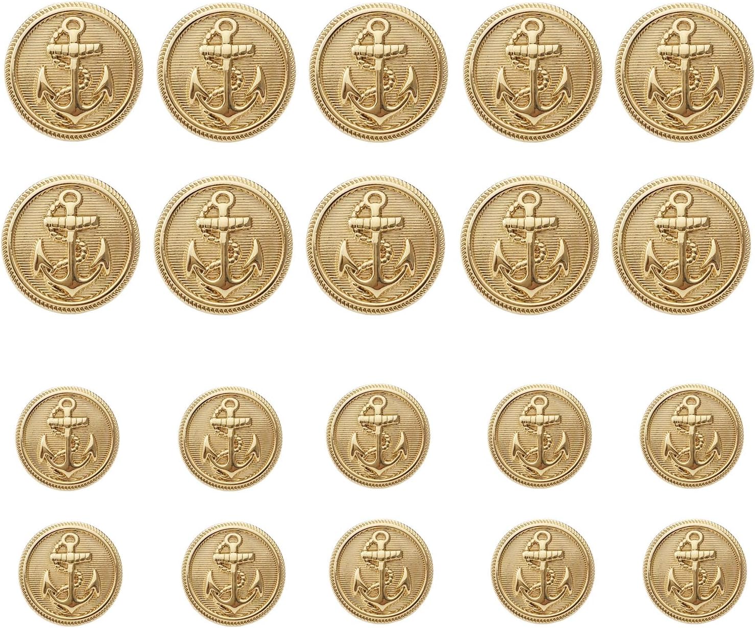 Amazon.com: 11 Pieces Metal Eagle Badge Buttons Set for Men's Blazer ...