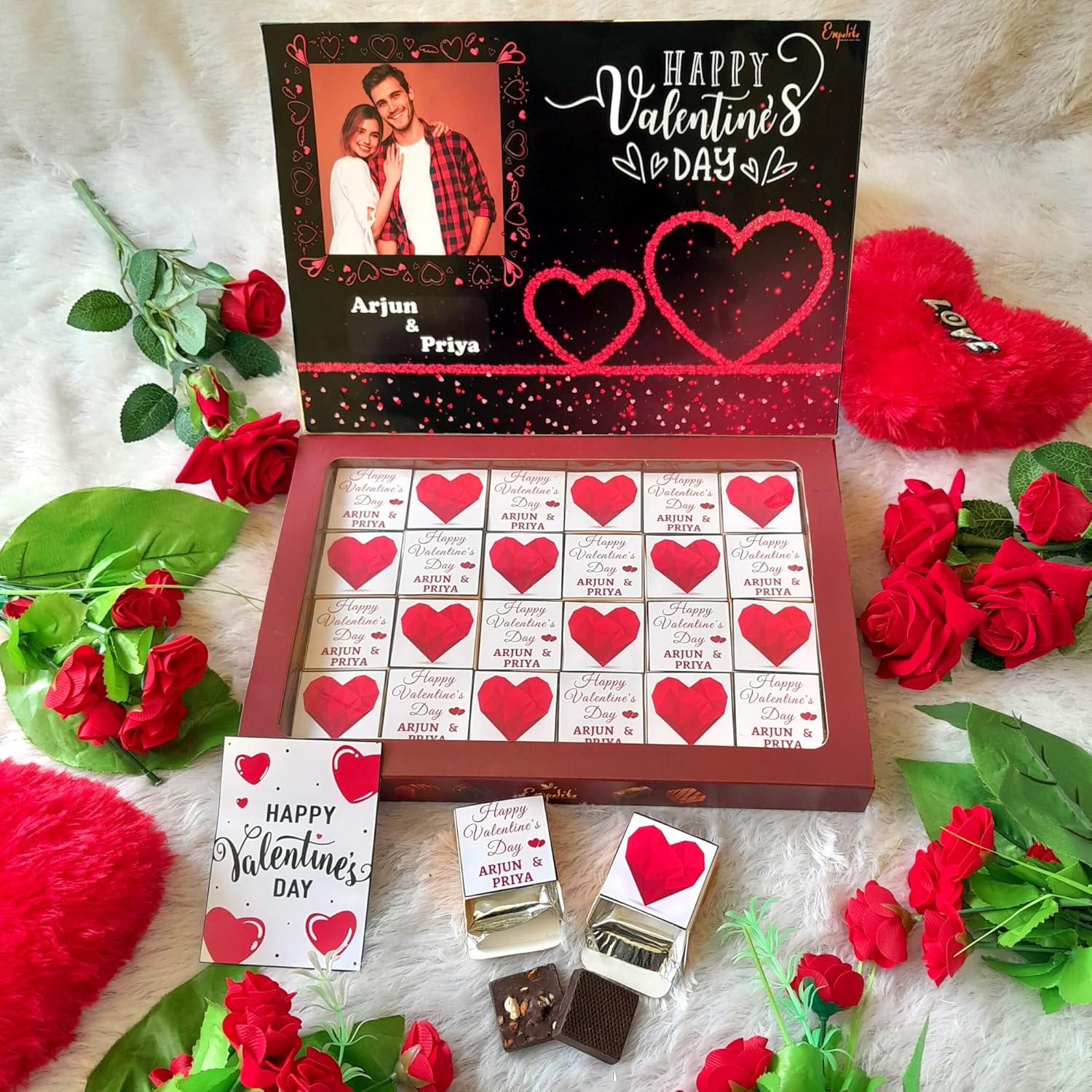 Expelite Personalized Valentines Chocolate Gift Box For Boys 24 Pc expelite-personalized-valentines-chocolate-gift-box-for-boys-24-pc