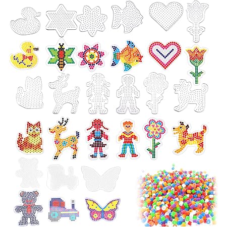 5mm Fuse Beads Boards Hama Bead Pegboard Animal-Shaped Small&Large ...