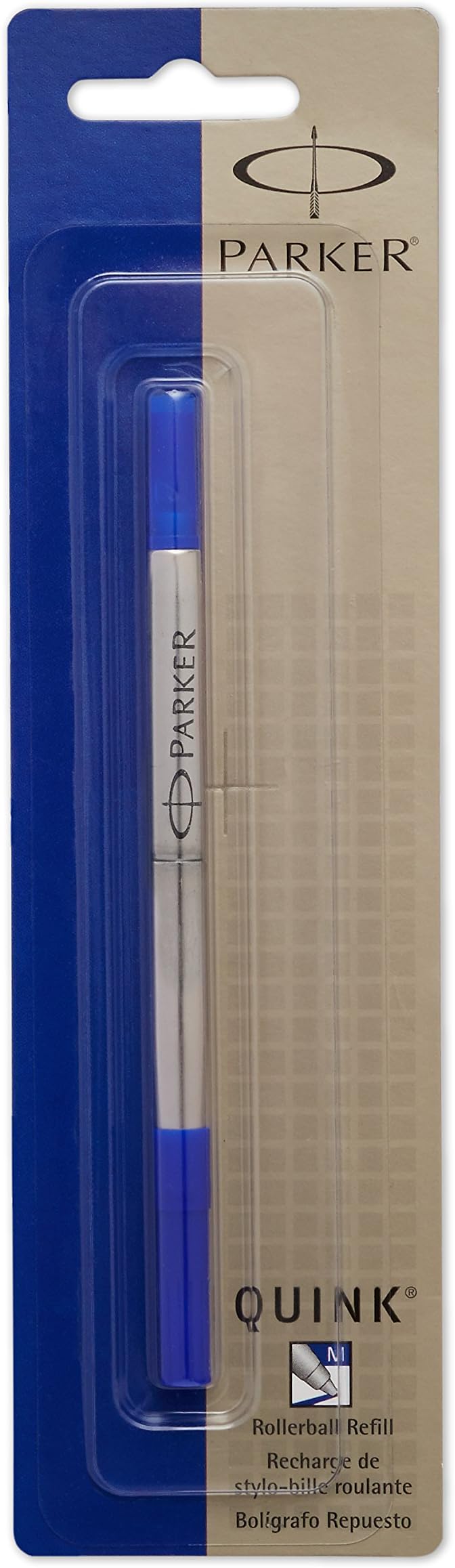 Carga Roller Ball Parker Negra Média S0168630, Parker, S0168630, N/A | Amazon.com.br