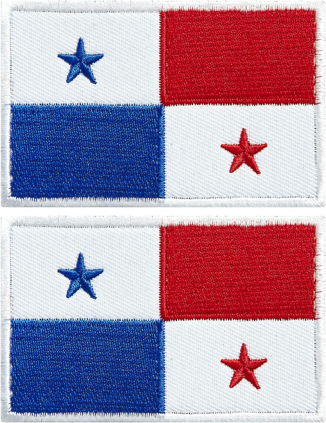 Amazon.com: stidsds 2 Pack Panama Flag Patch Panama Flags Embroidered Patches Panamanian Flags ...
