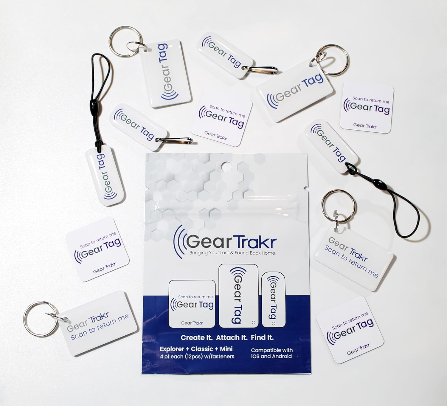 Amazon.com : Lost & Found Labels/Tags | NFC Scannable Labels & Tags for ...