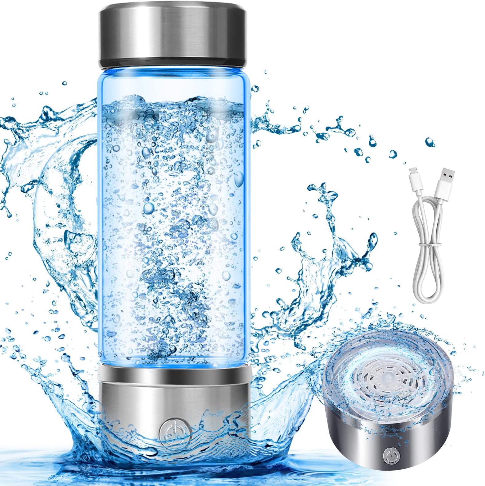 Amazon.com: Hydrogen Water Bottle - Hydrogen Water Bottle Generator ...