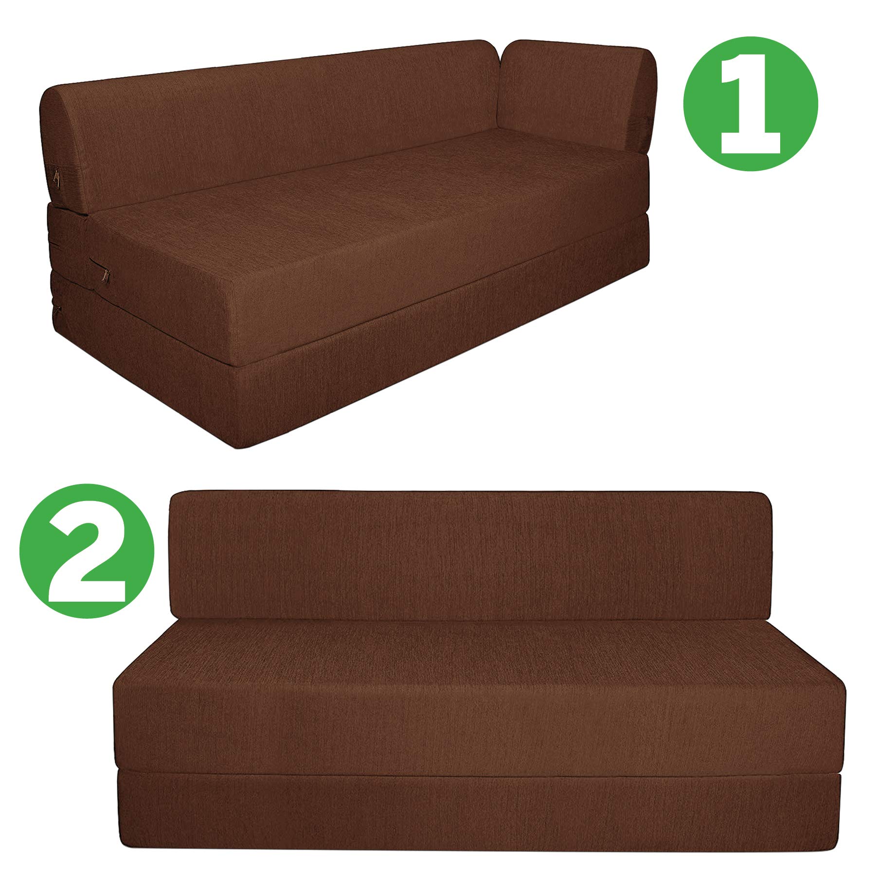 Buy Aart Store l Shape Sofa com Bed Furniture with Five Cushion Perfect ...