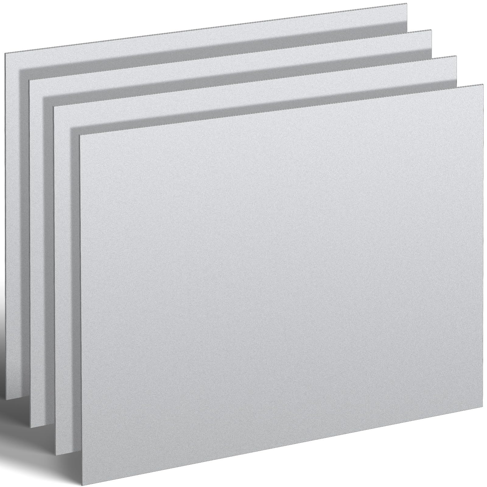 Buy Hicarer 4 Pcs Mild Steel Sheet Cold Rolled 18 Gauge Metal Plate 0. ...