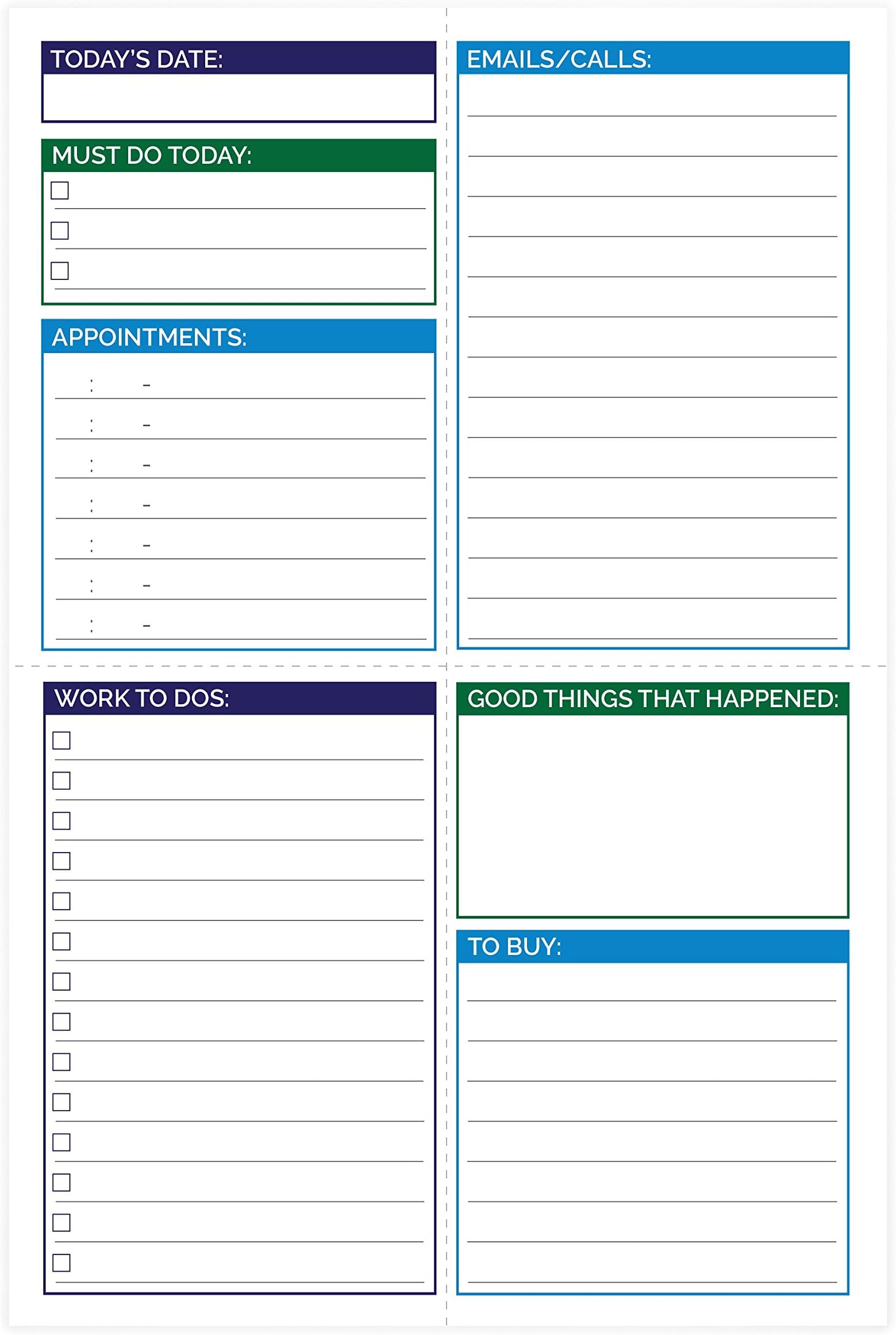 Amazon.com : bloom daily planners Magnetic Grocery Shopping List To-Do ...