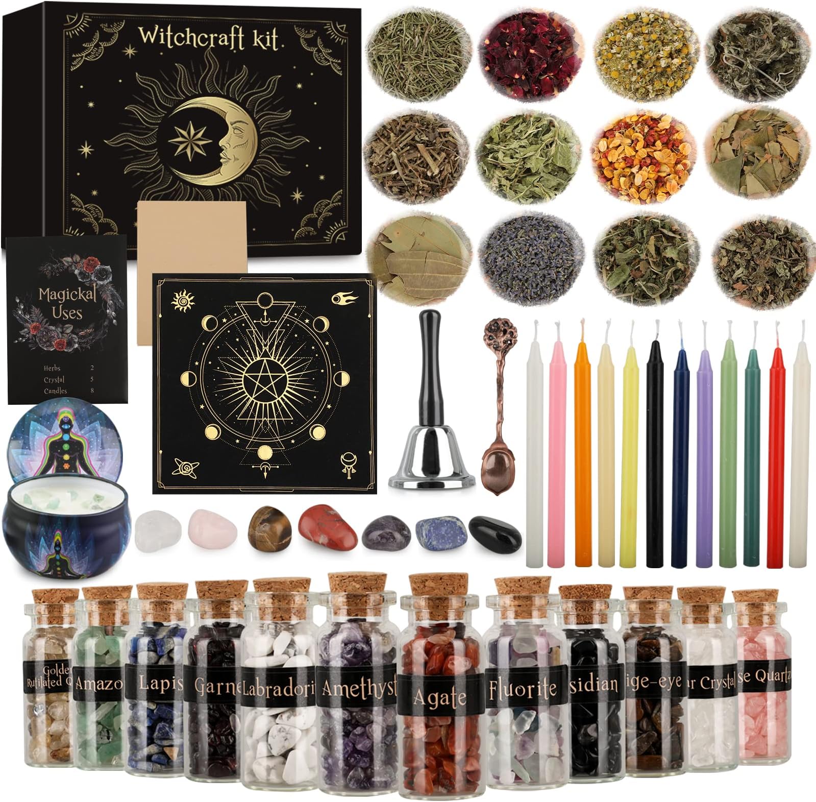 Amazon.com: FREEBLOSS 3 Set DIY Witch Bells Kit Witches Bells with ...
