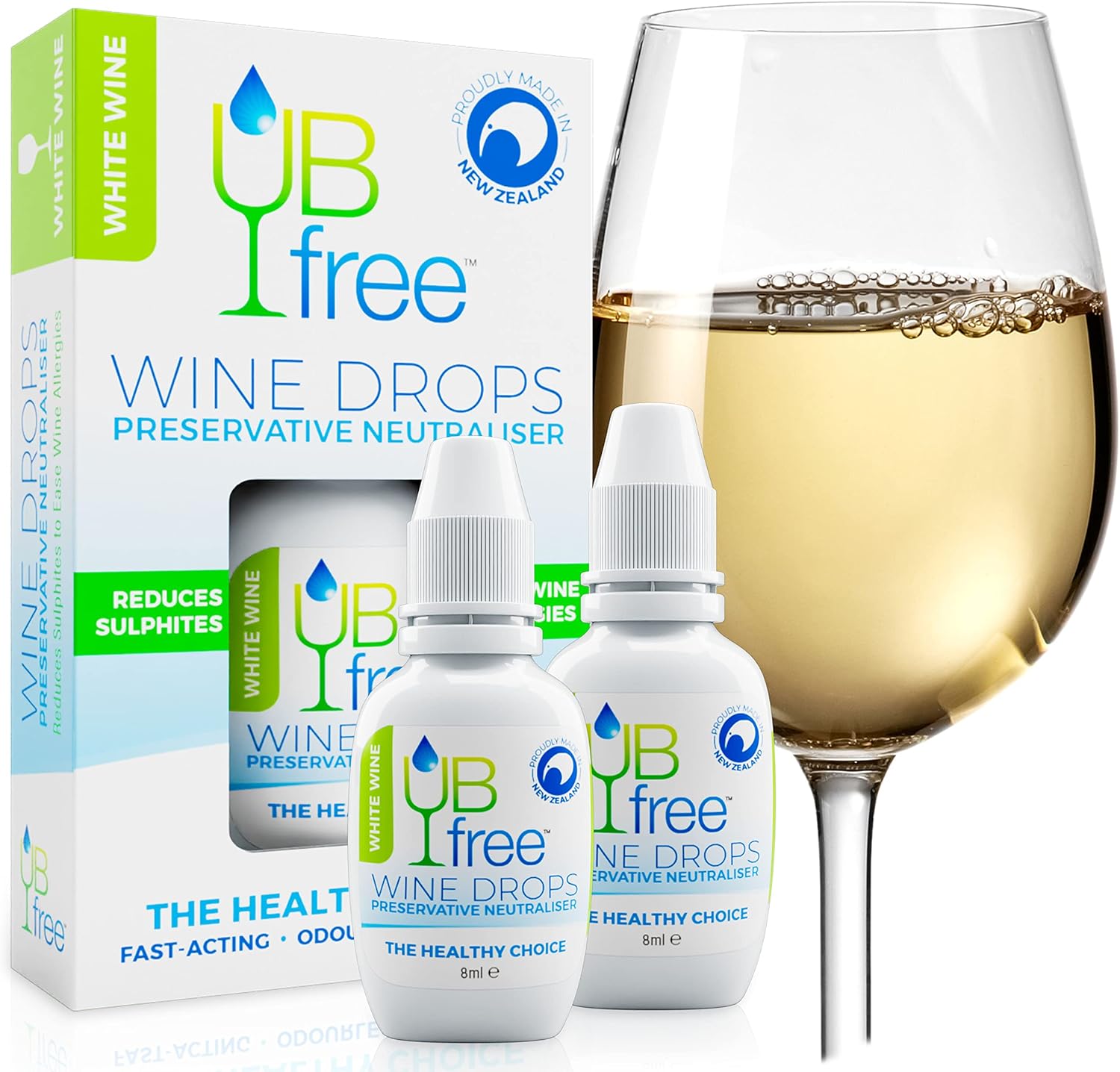 UB Free Wine Drops - 2pk - Natural Wine Filters to Remove Sulphites in ...