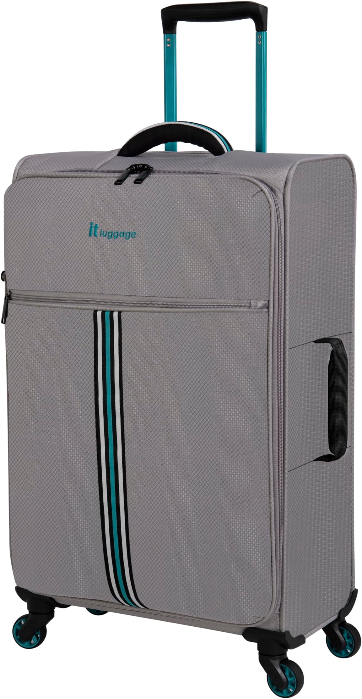 Amazon.com | it luggage GT Lite Ultra Lightweight Softside Medium, Ash ...