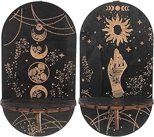 Cabilock 2pcs Crystal Shelf Crystal Display Shelf Hand Shelf Witch ...