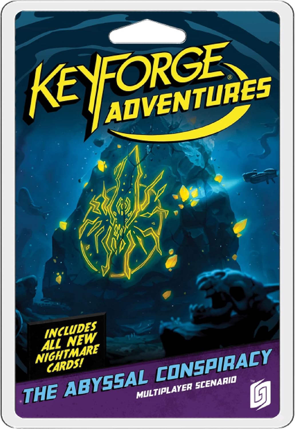 Amazon.com: Ghost Galaxy Keyforge Adventures The Abyssal Conspiracy Card Game | Strategy with ...