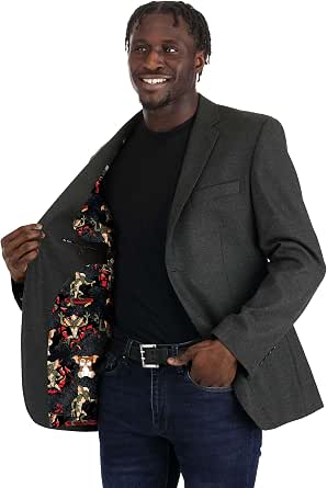 Officially Licensed Gremlins Men's Blazer, Mogwai, Gizmo & Stripe ...