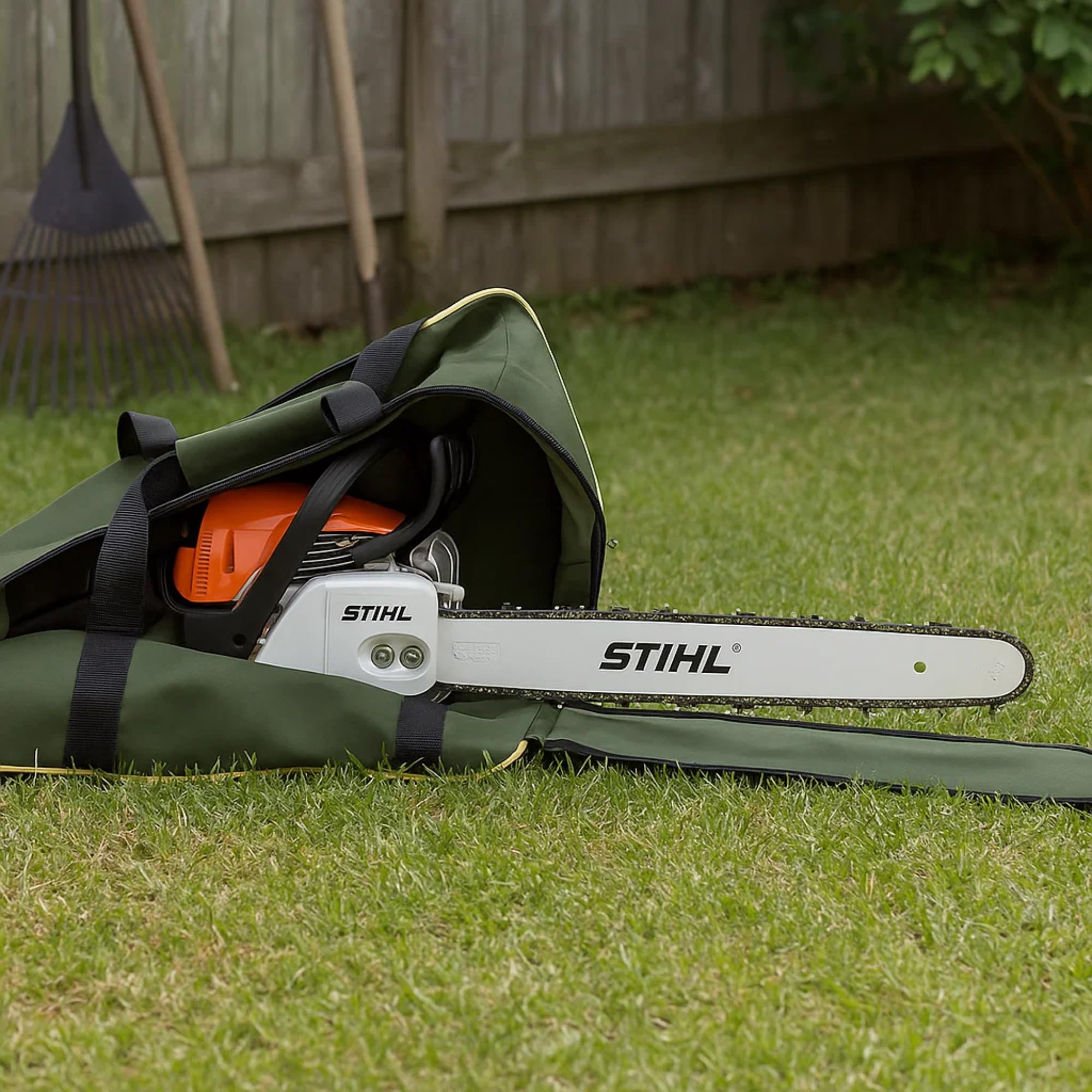 Snapklik.com : Poweka Chainsaw Bag Carrying Case Portable Protection ...