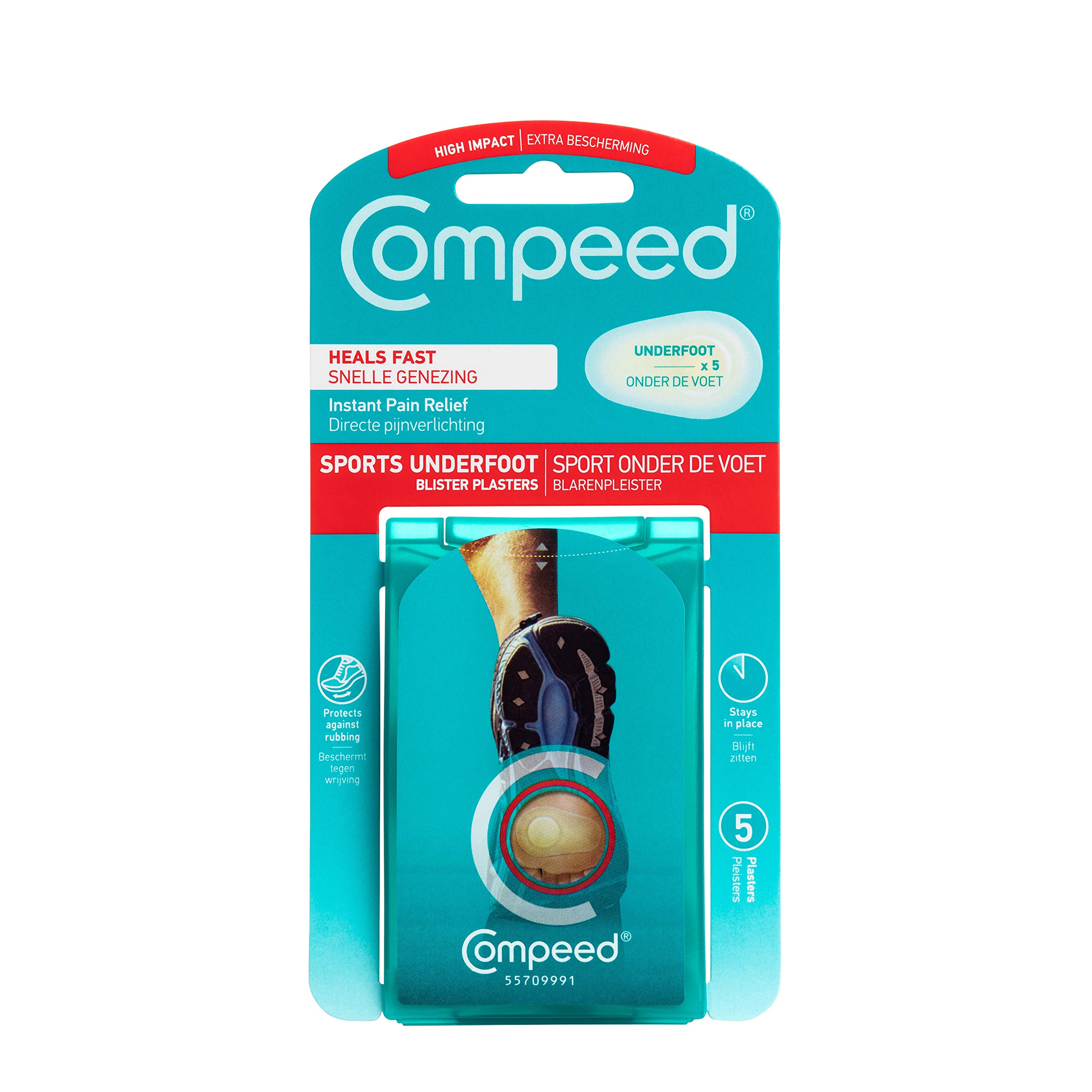 Compeed Blister Bandage For Underfoot Rubbing Protection, Breathable ...
