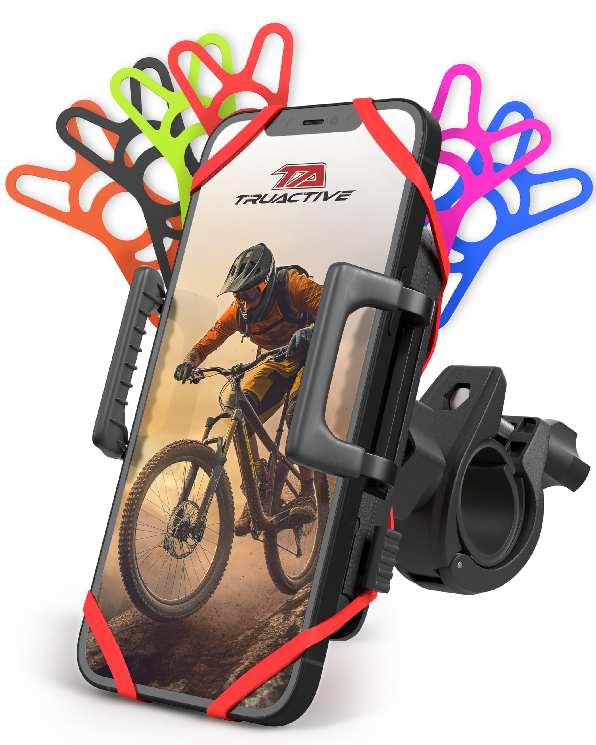 Snapklik.com : TruActive Premium Bike Phone Mount Holder Universal Cell ...