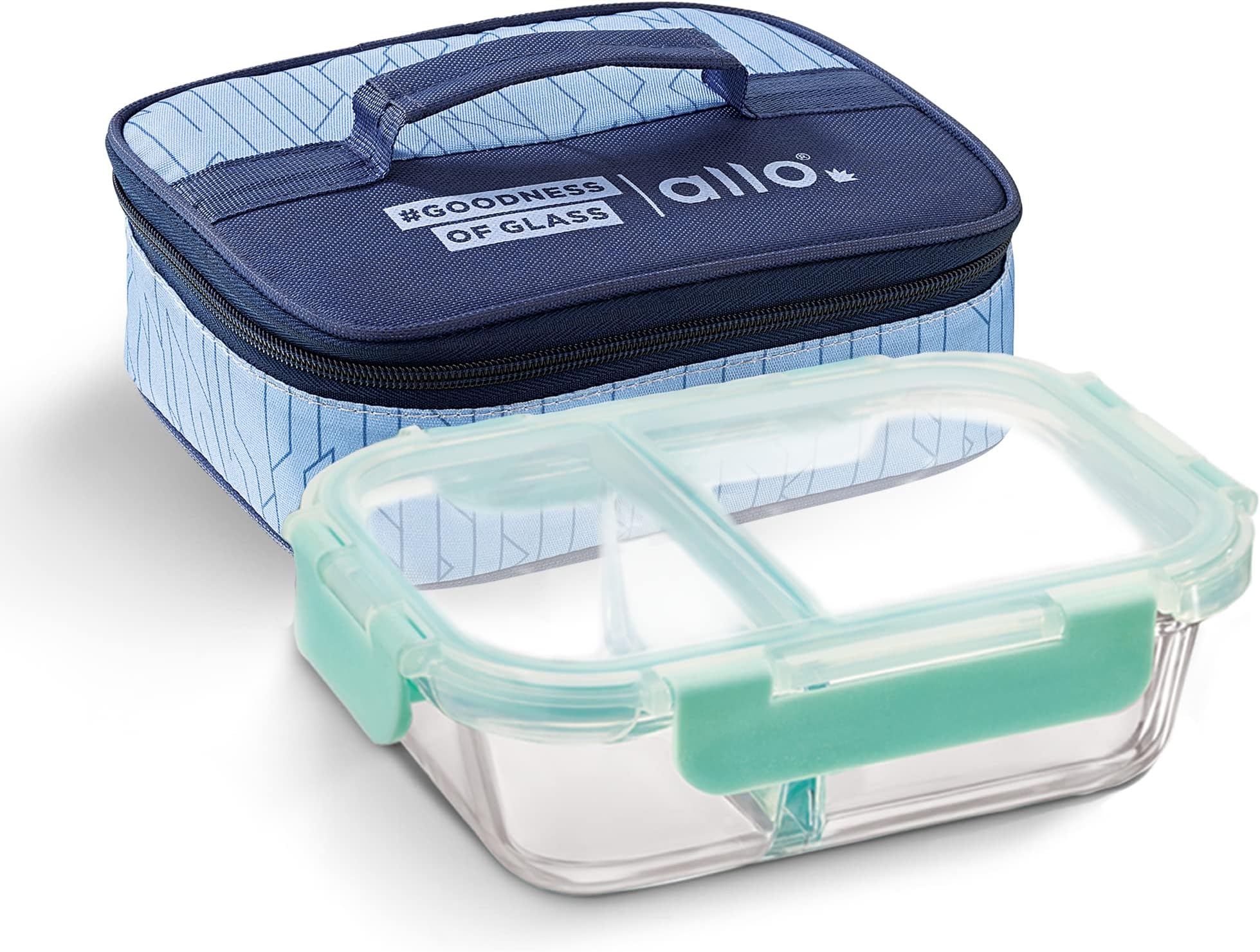 Buy Dizaa Standard Glass Lunch Box Microwave Oven Safe Food Containers ...