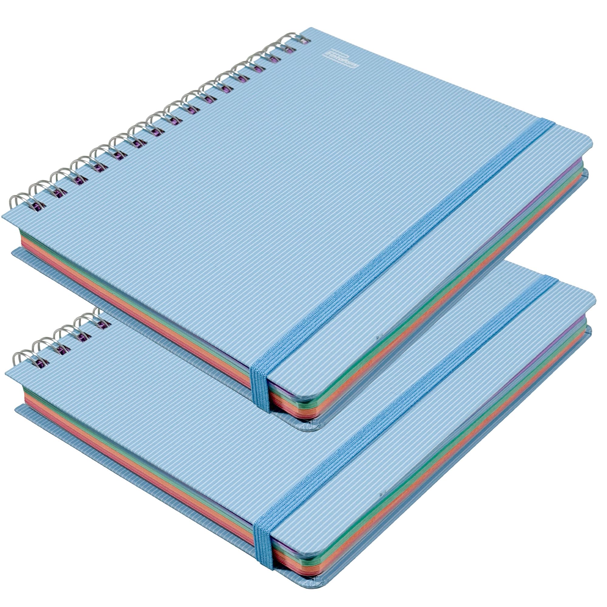 Printaform Libreta Forma Francesa Arcoíris Pastel Universitaria 200h, 2 ...