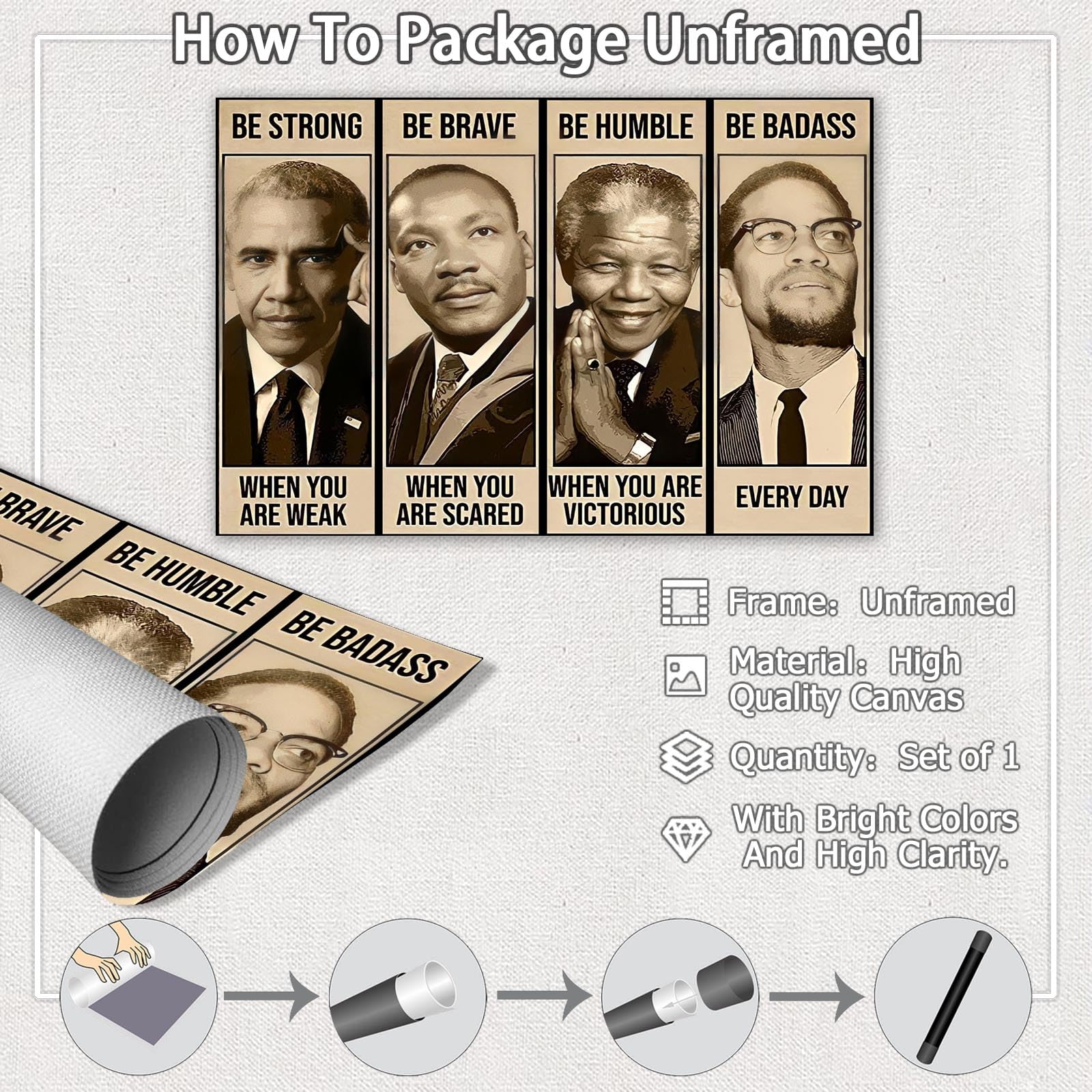 Snapklik.com : Barack Obama, Martin Luther King Jr, Nelson Mandela ...