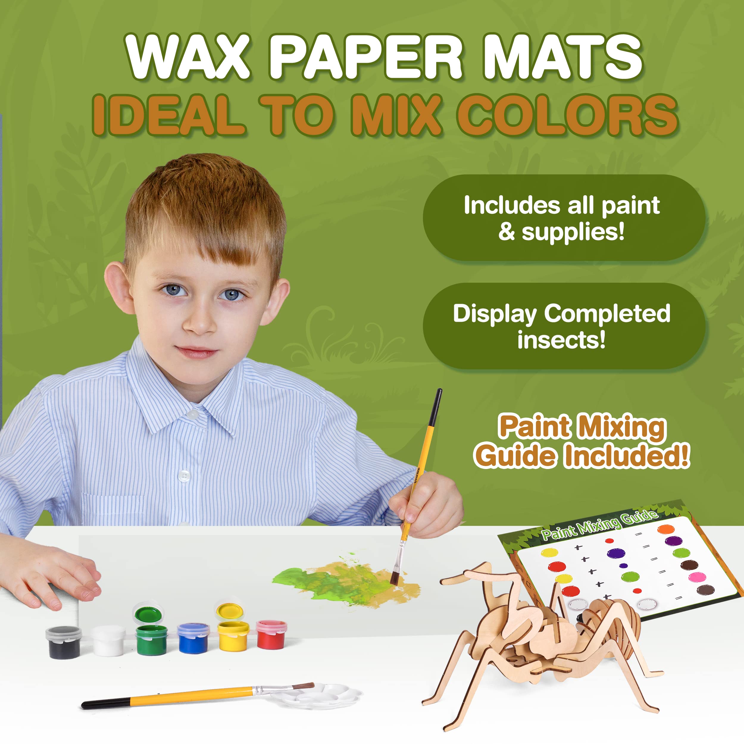 Snapklik.com : Intrepid Insects Paint N Play 3D Model And Craft Kit ...